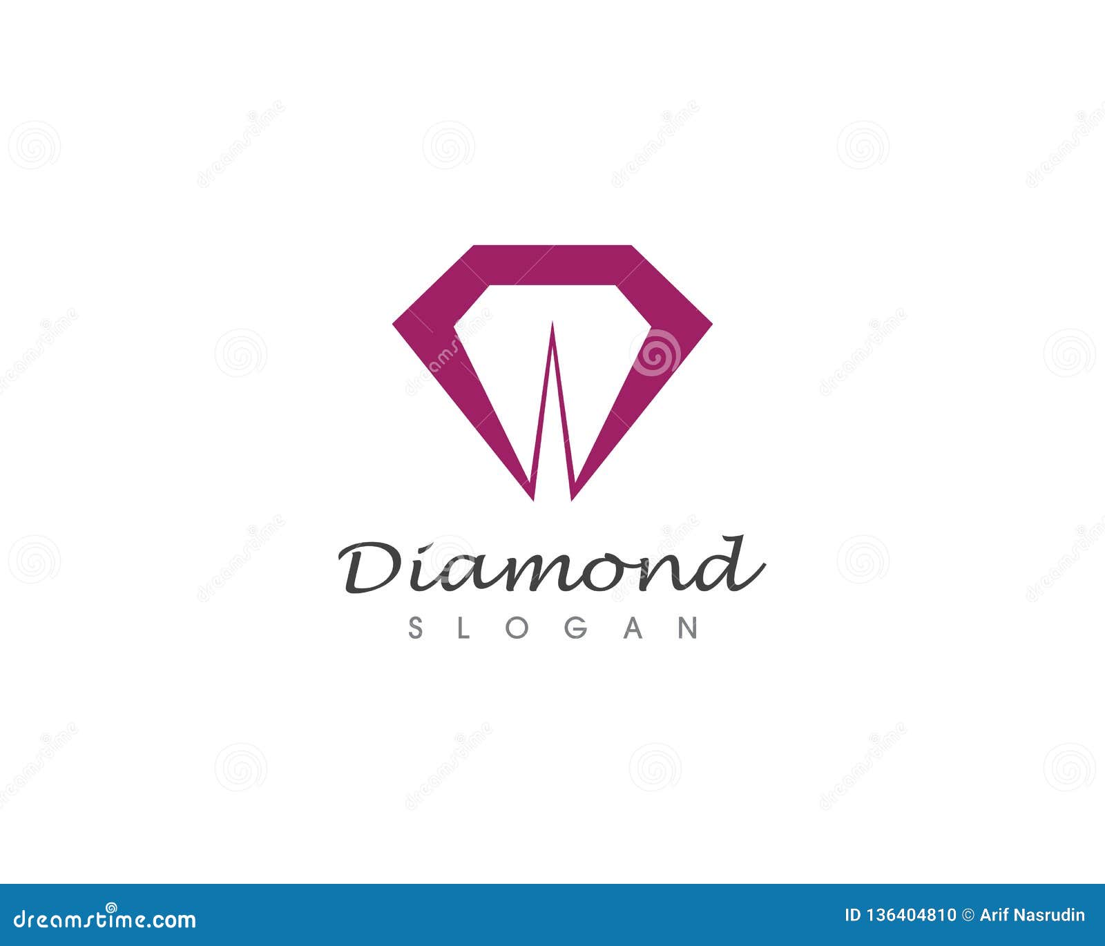 Diamond Logo and Vector Illustration Stock Illustration - Illustration ...