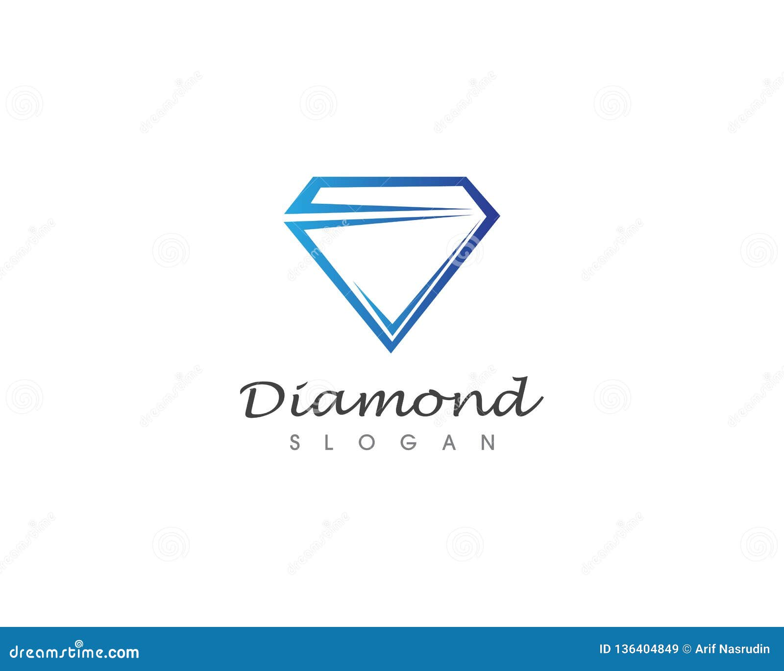 Diamond Logo and Vector Illustration Stock Illustration - Illustration ...