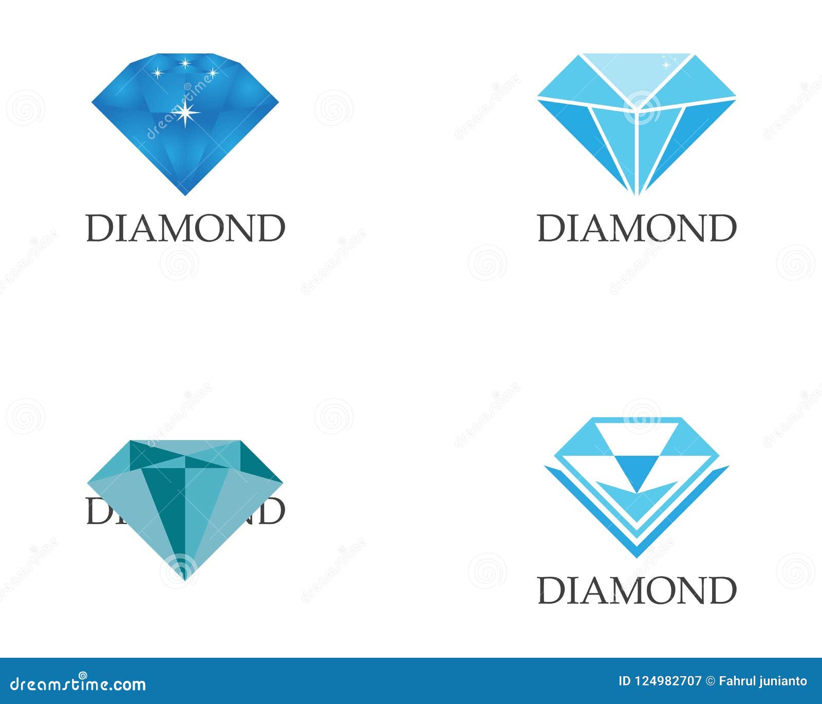 Diamond Logo Vector Template Diamond Logo Vector Template Stock Vector ...