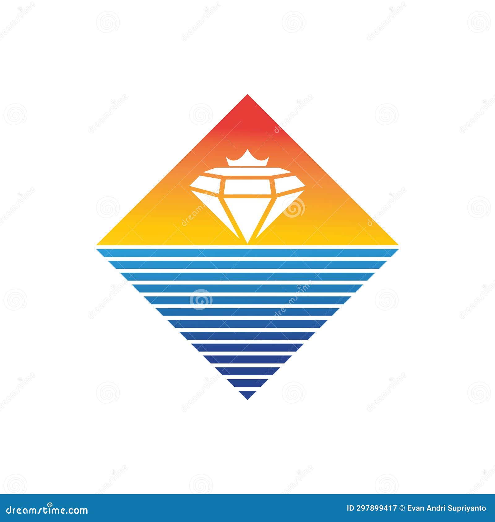 Diamond Logo Vector Template Symbol Design Stock Vector - Illustration ...