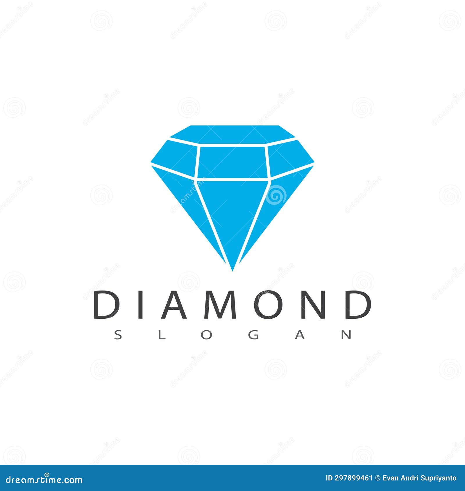 Diamond Logo Vector Template Symbol Design Stock Vector - Illustration ...