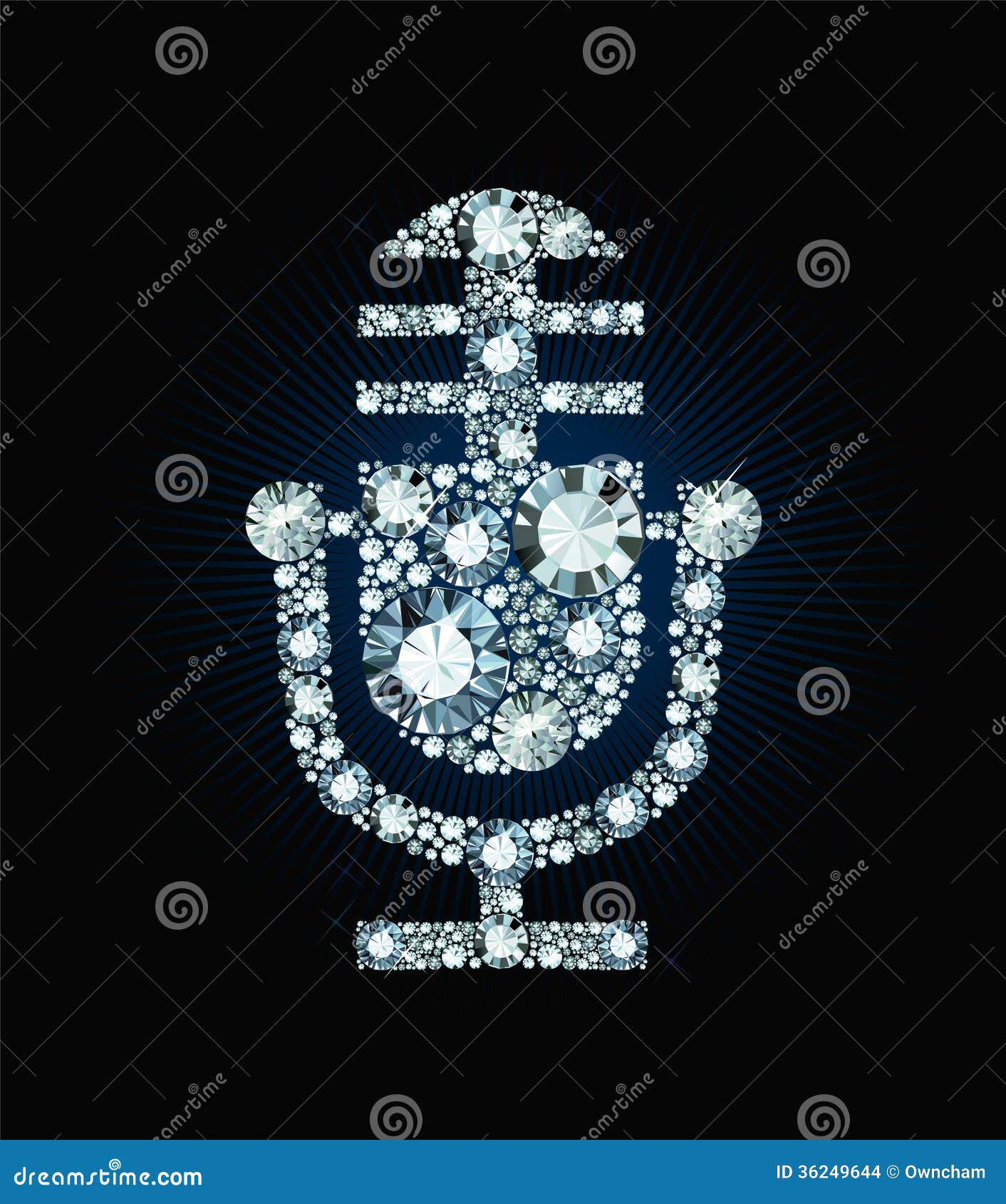 Diamond Microphone stock vector. Illustration of abstract - 36249644