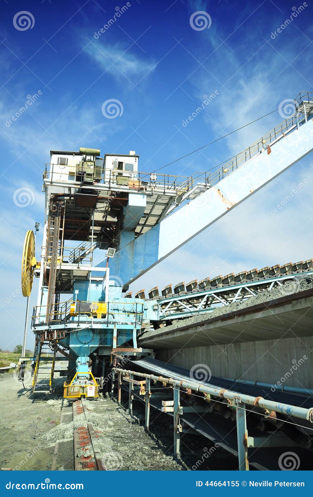 Diamond mine conveyor arm stock image. Image of large - 44664155