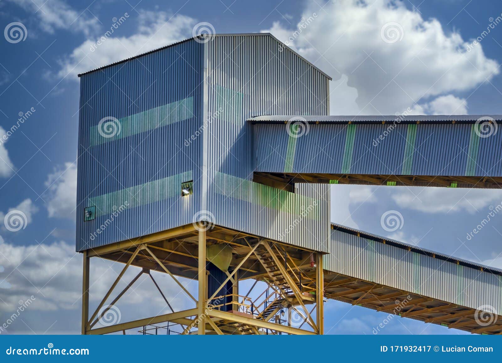 Diamond Mining Processing and Recovery Plant Stock Image - Image of ...