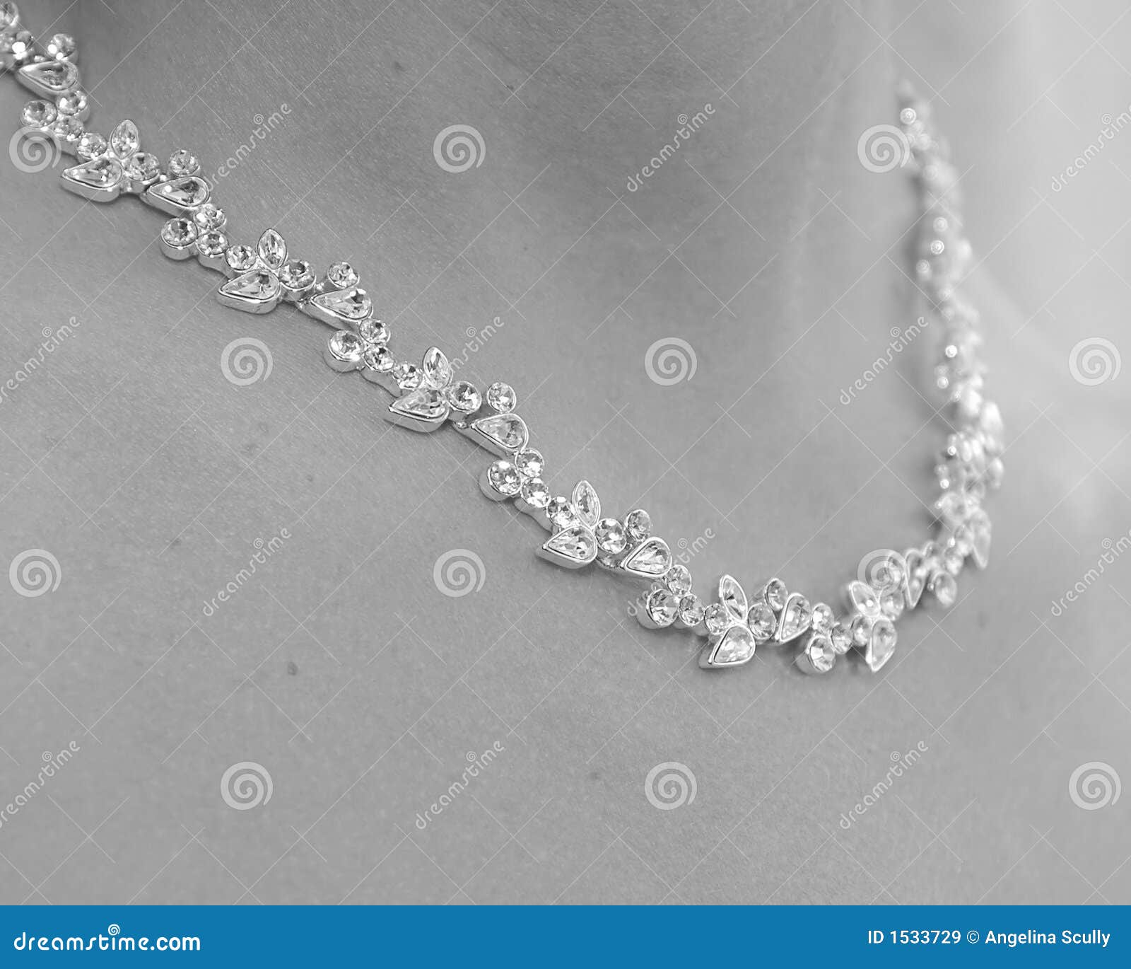 Diamond Necklace stock image. Image of precious, diamonds - 1533729