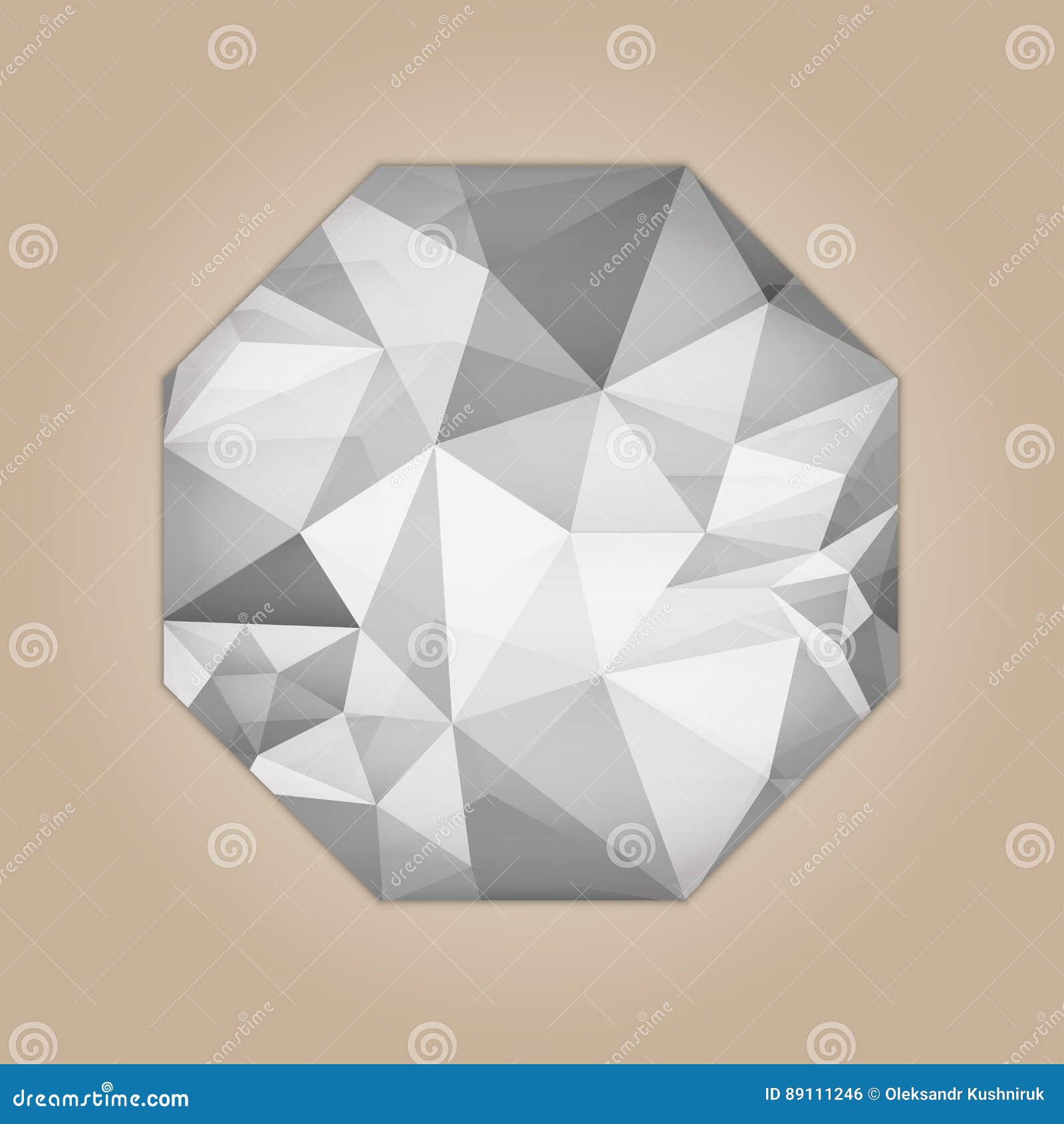 B Octagon Shape Background Stock Photo | CartoonDealer.com #55459008