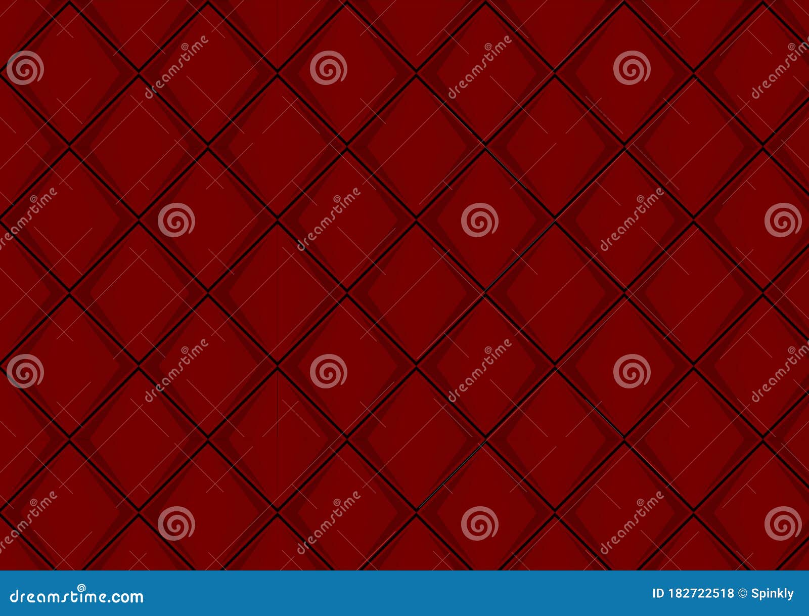 Red Diamond Pattern Wallpaper