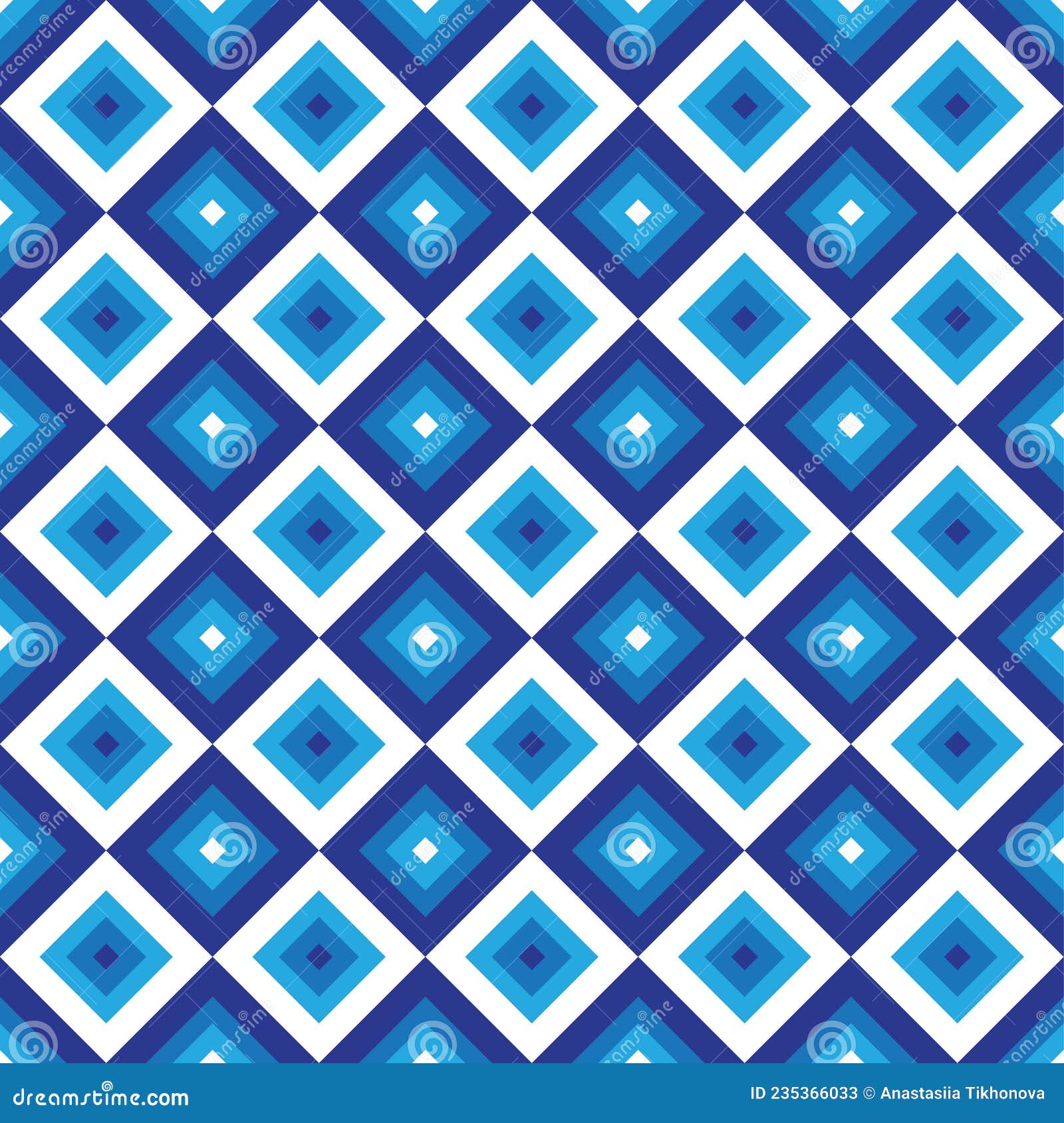 A Diamond Pattern with a Color Transition from White To Dark Blue Stock ...