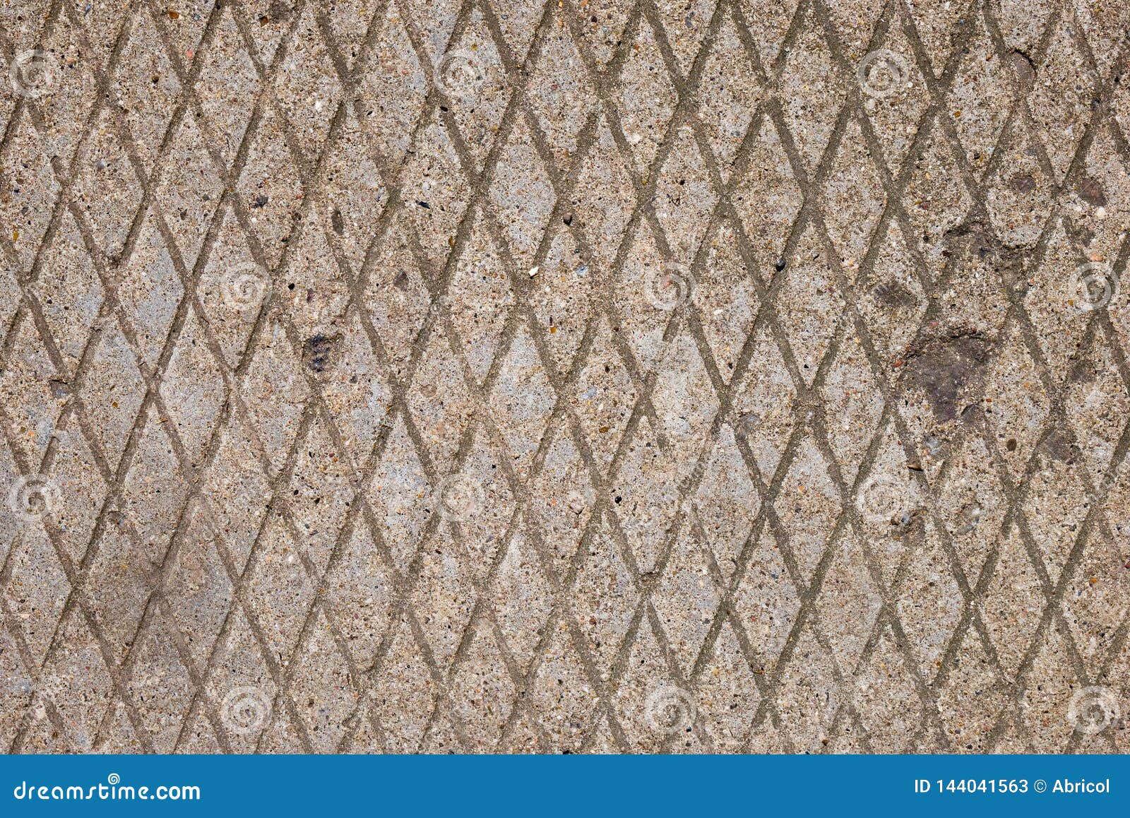 Diamond Pattern of Concrete Pavement. Vertical Diamond Shape Stock ...