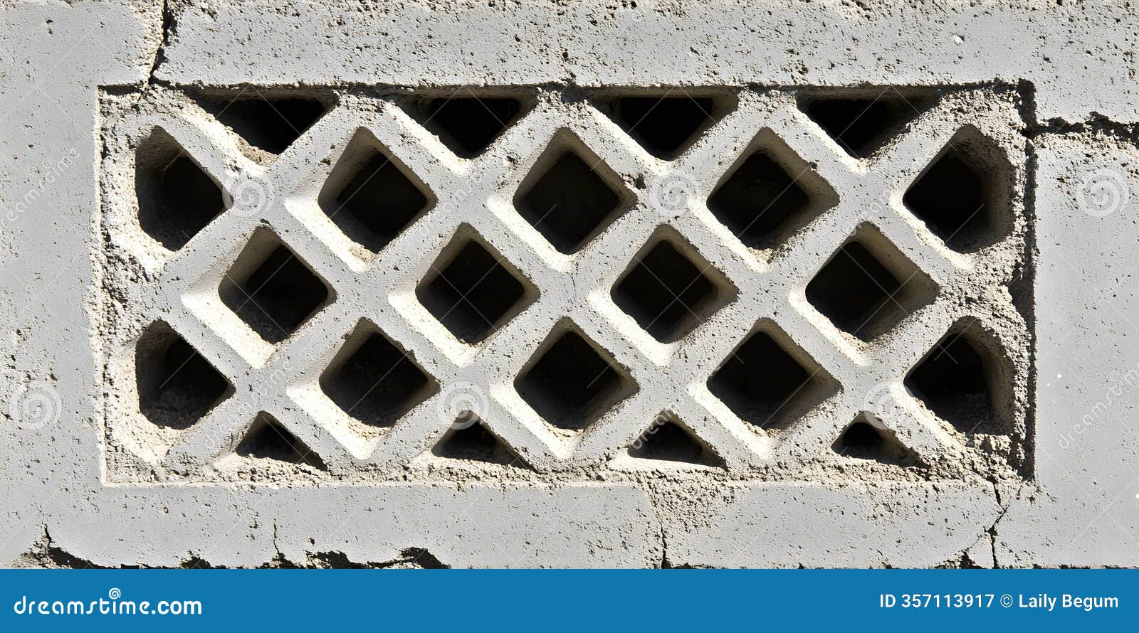 Diamond Pattern Concrete Vent Wall Texture Royalty Free Image Stock ...
