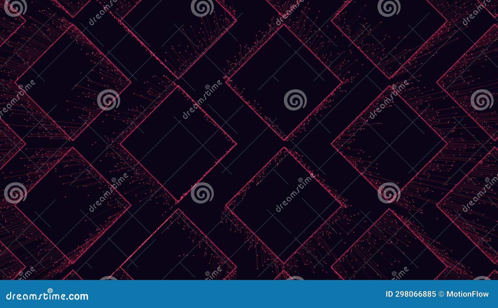 Diamond Pattern Diagonal Black Diamonds with Red Outlines Stock Video ...