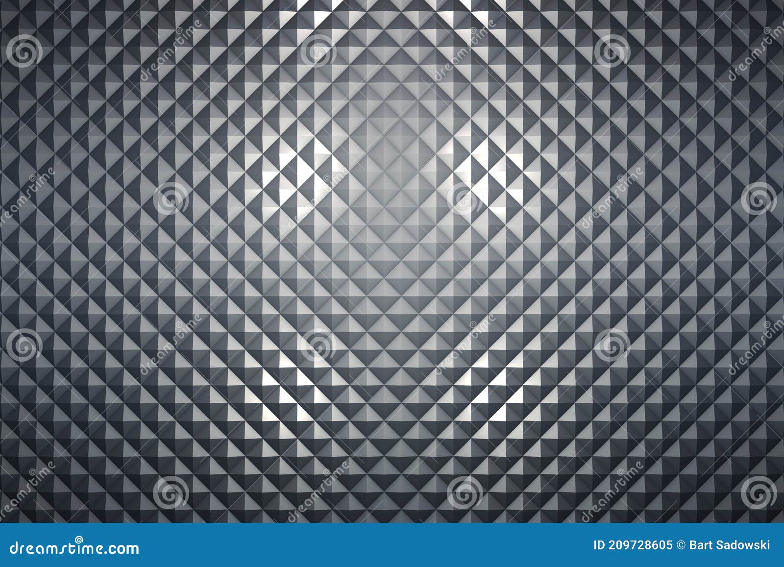 3D Rendered Grey Diamond Pattern Stock Illustration - Illustration of ...
