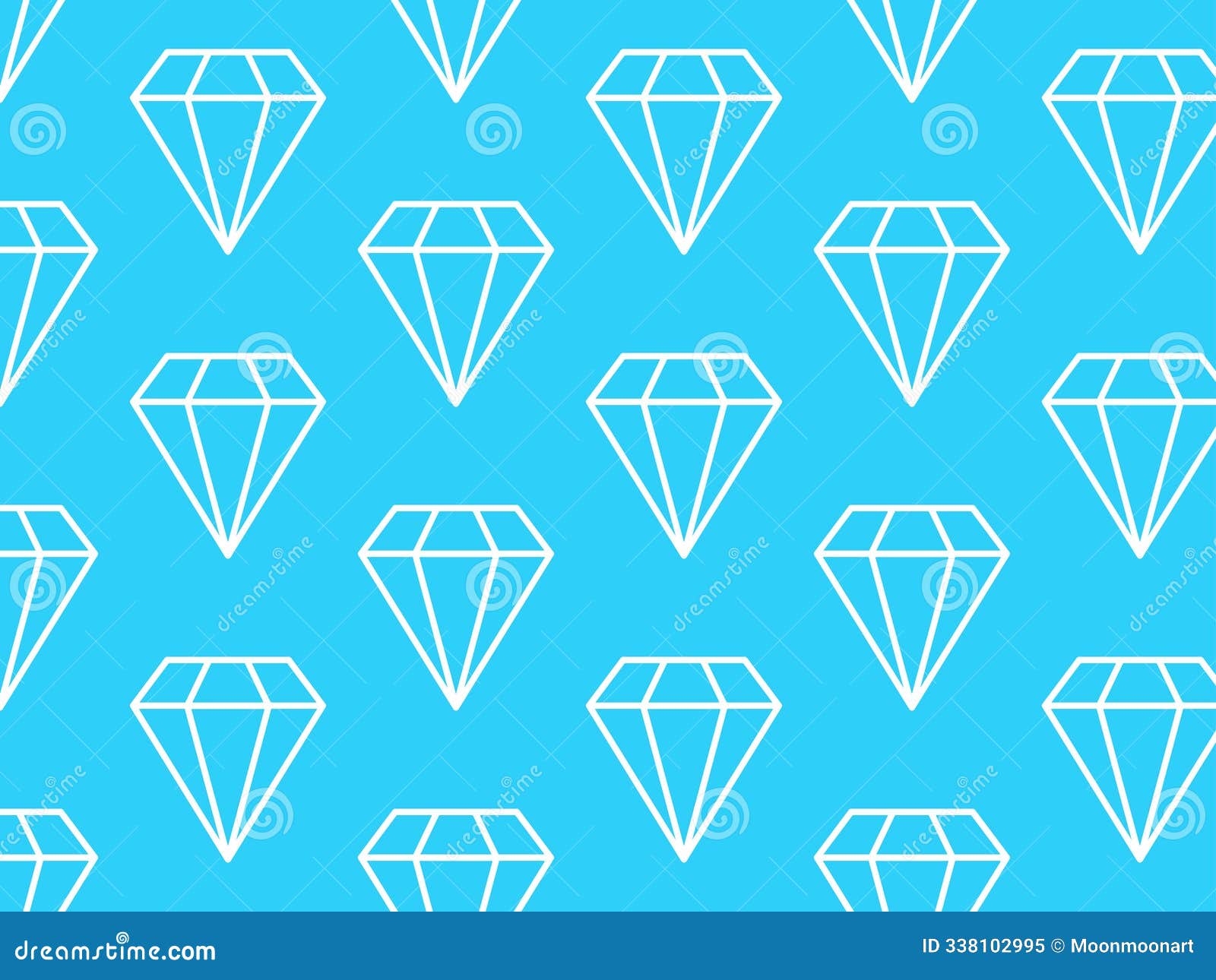 Diamond Pattern. Vector Flat Illustration Stock Illustration ...