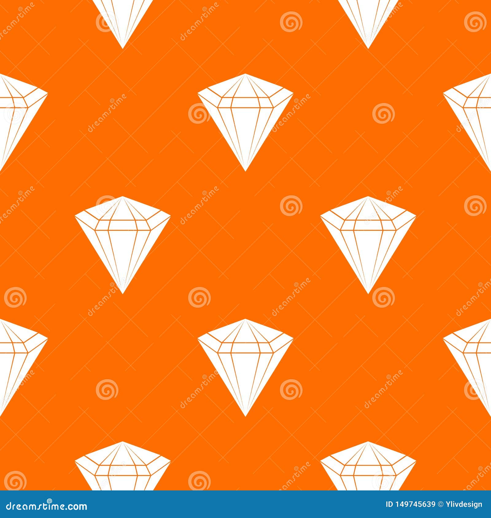 Diamond Pattern Vector Orange Stock Vector - Illustration of background ...
