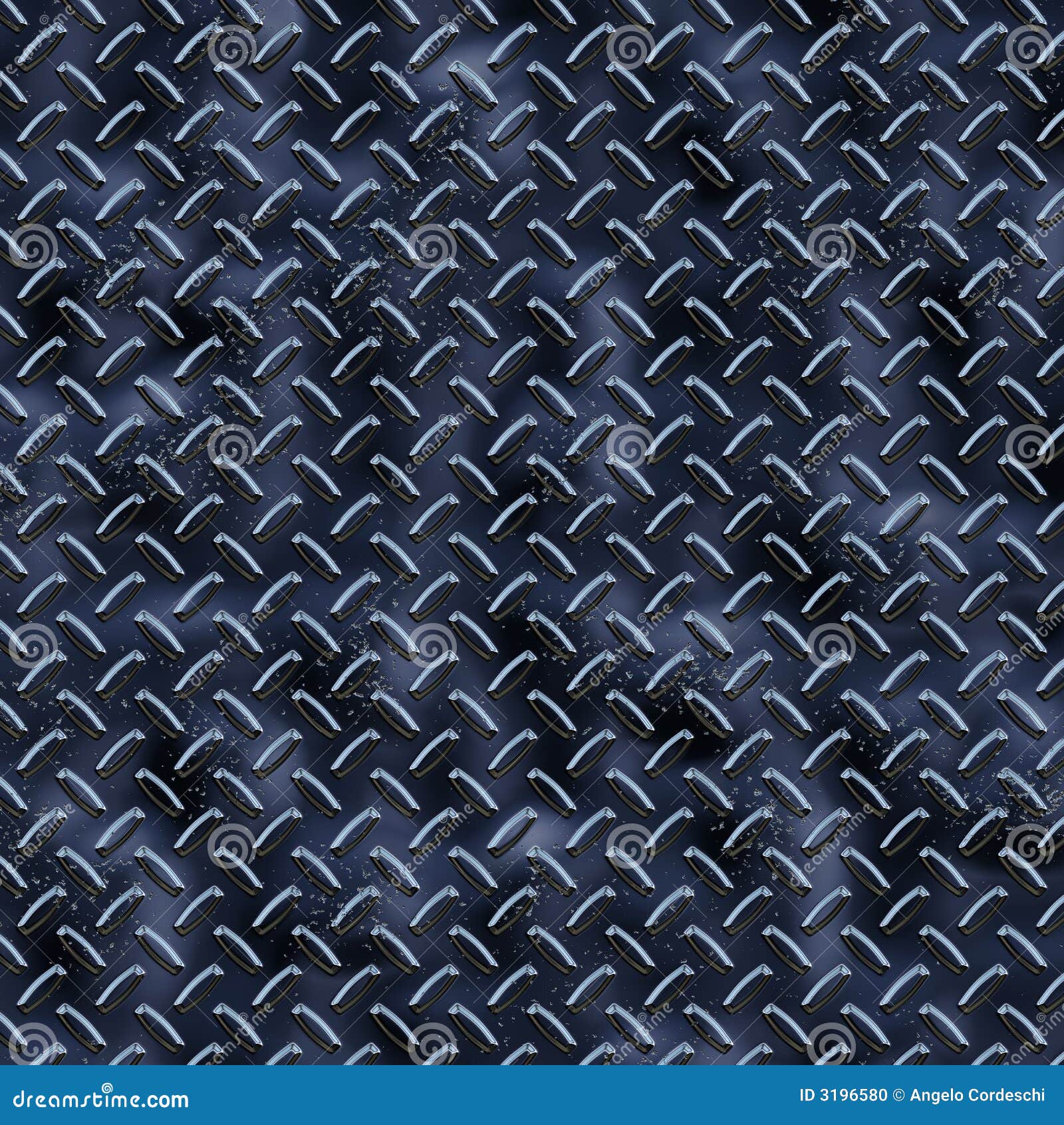 Diamond Plate Blue Reflective Stock Illustration - Illustration of ...