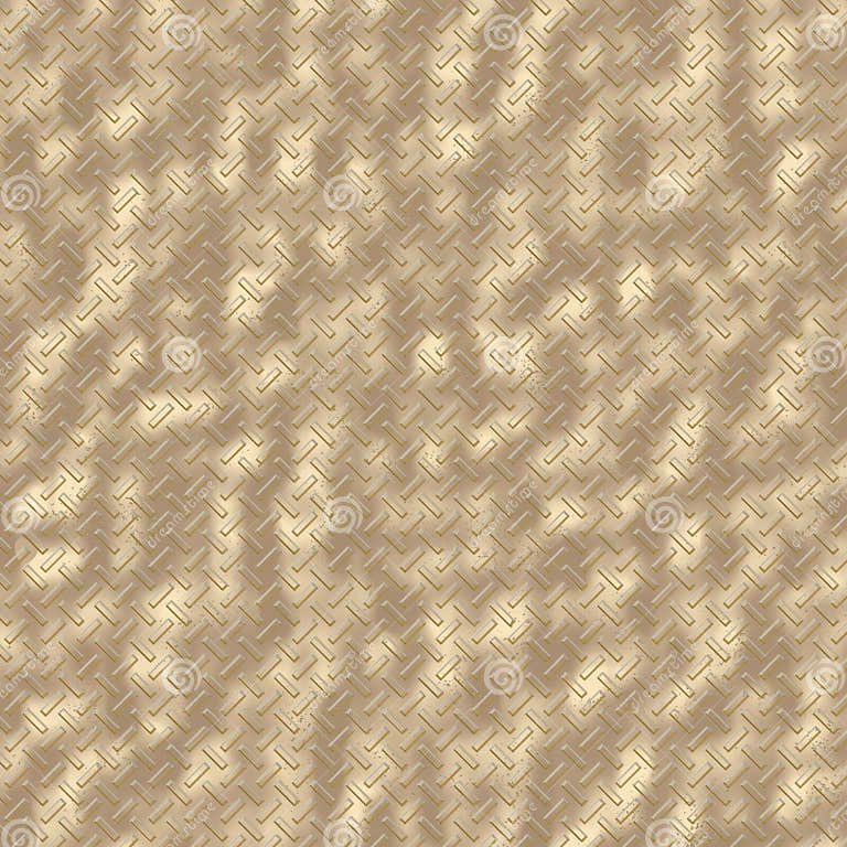 Diamond Plate - Brass Bars stock illustration. Illustration of detail ...