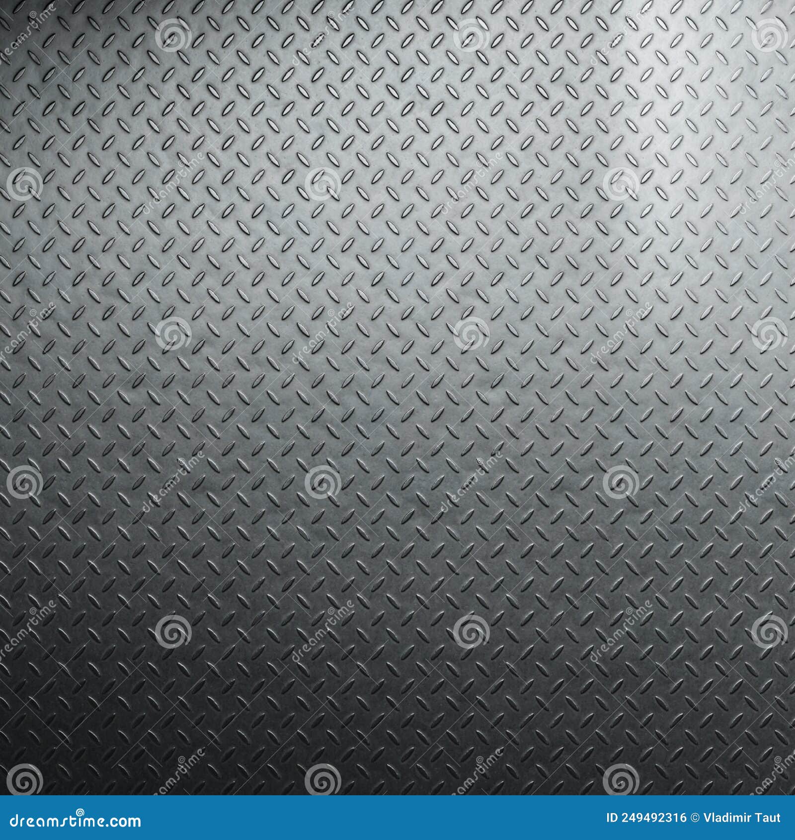 Diamond Plate Metal Background. Brushed Metallic Texture. 3d Rendering ...