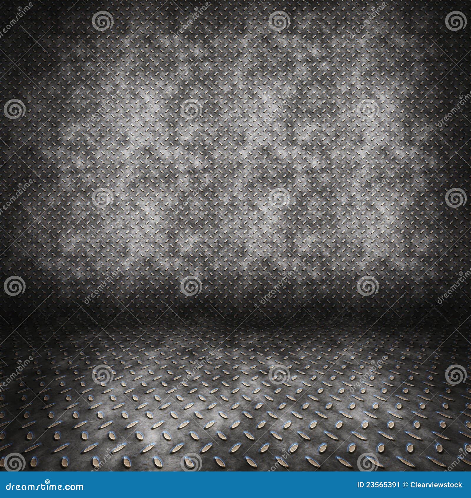 Diamond plate metal room stock image. Image of safe, storage - 23565391