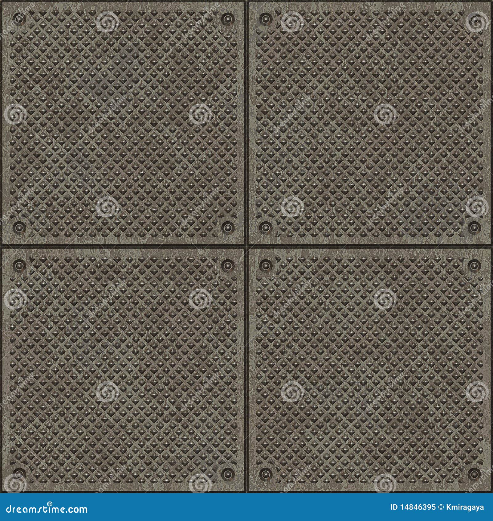 Diamond Plate Pavement Texture Stock Illustration - Illustration of ...