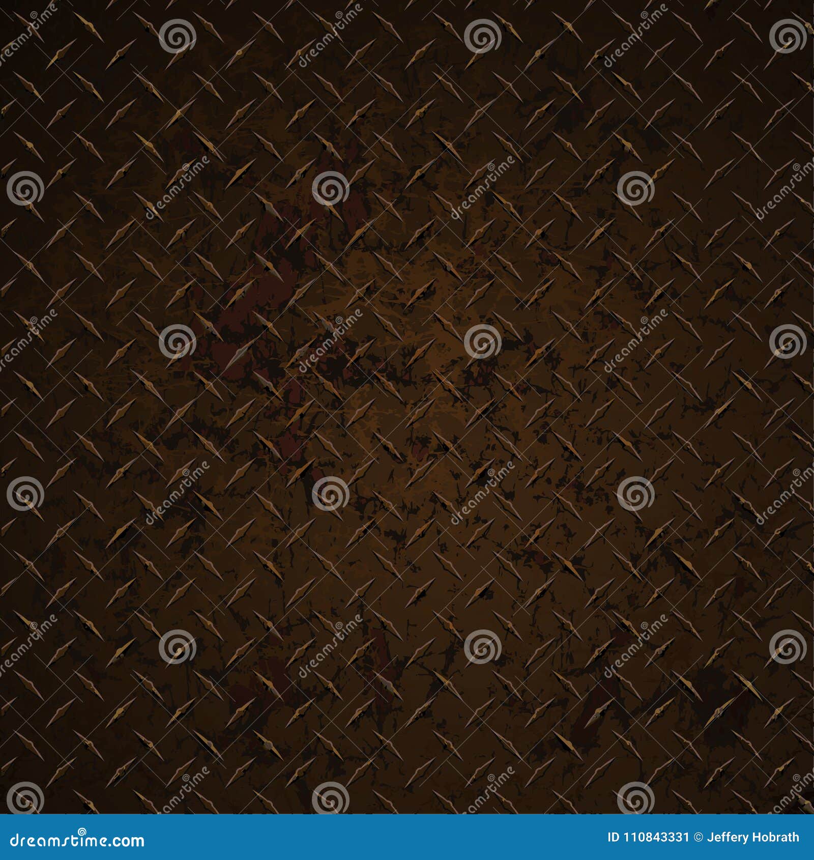 Diamond Plate Rusty Distressed Corroded Realistic Vector Graphic ...