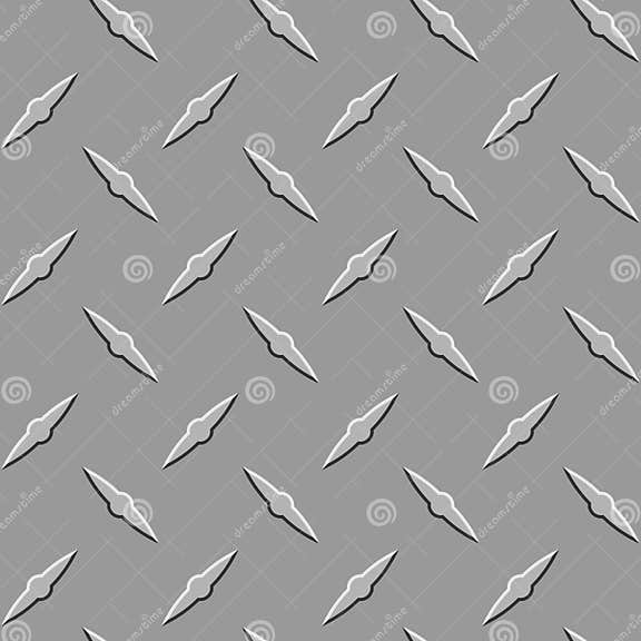 Diamond Plate Seamless Pattern Metal Background Vector Illustration ...