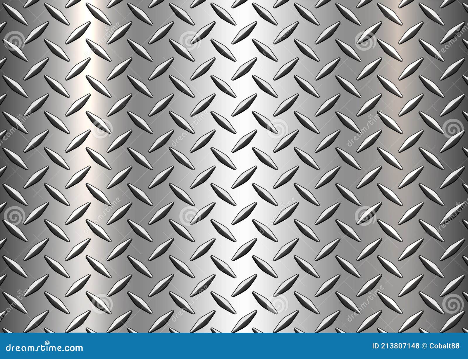 Diamond Plate Silver Metal Pattern Stock Vector - Illustration of grey ...