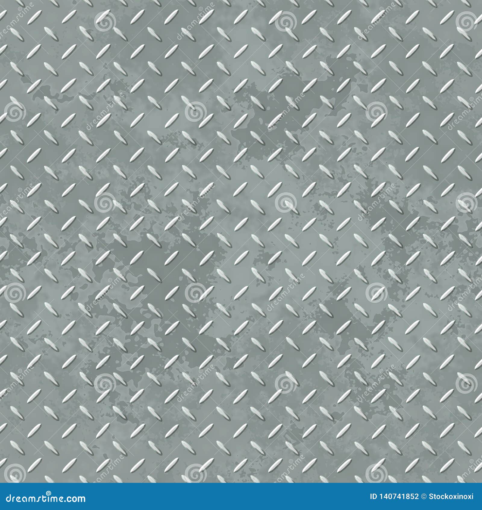 Diamond Plate Texture Seamless Pattern Stock Illustration ...