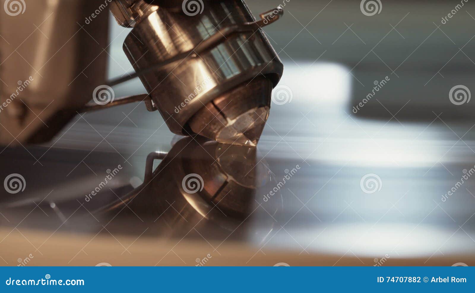 Diamond Polishing Machine Grinding a Large Diamond Stock Footage ...