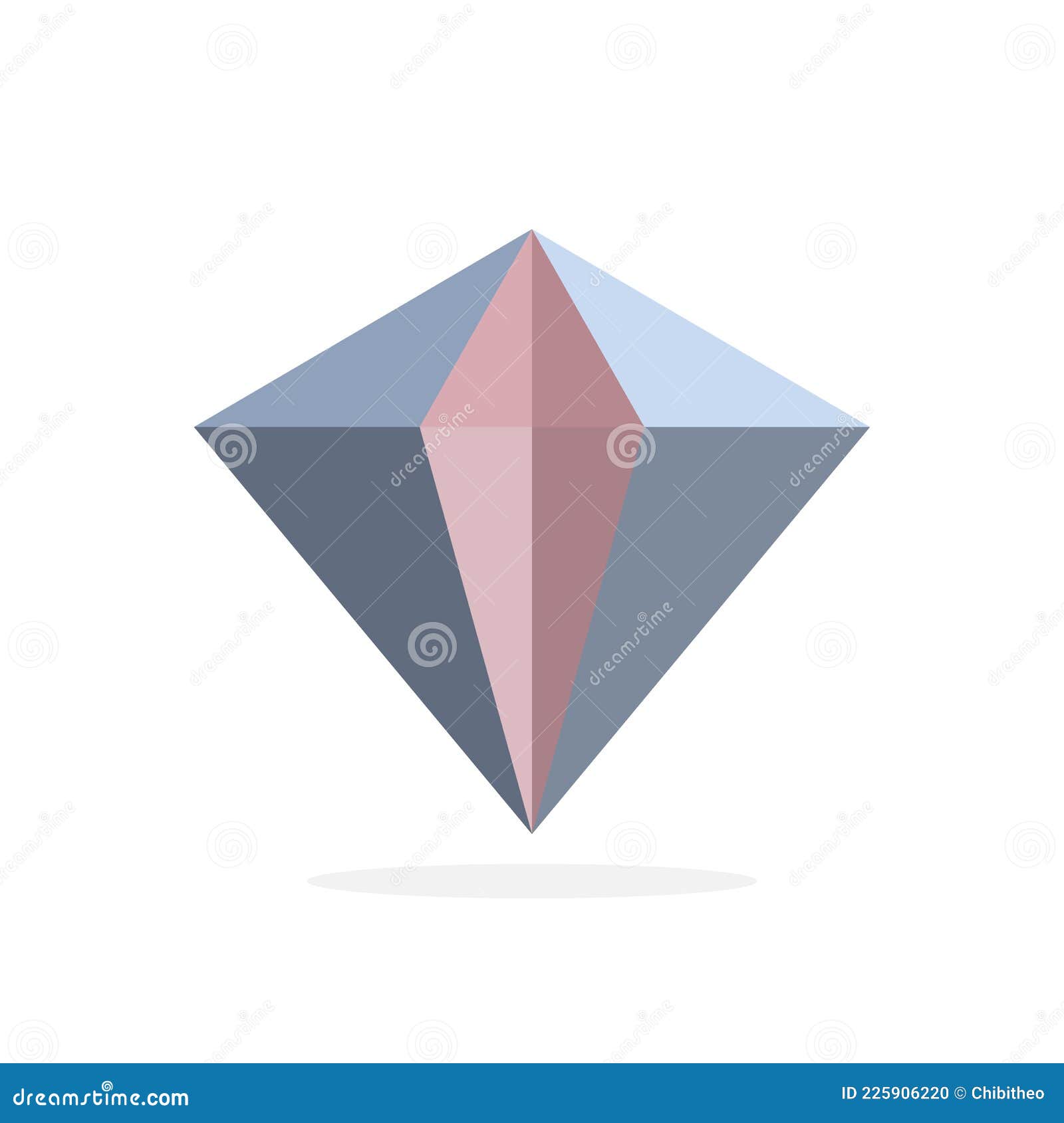 Diamond Polygon Logo Image. Stock Vector - Illustration of geometry ...