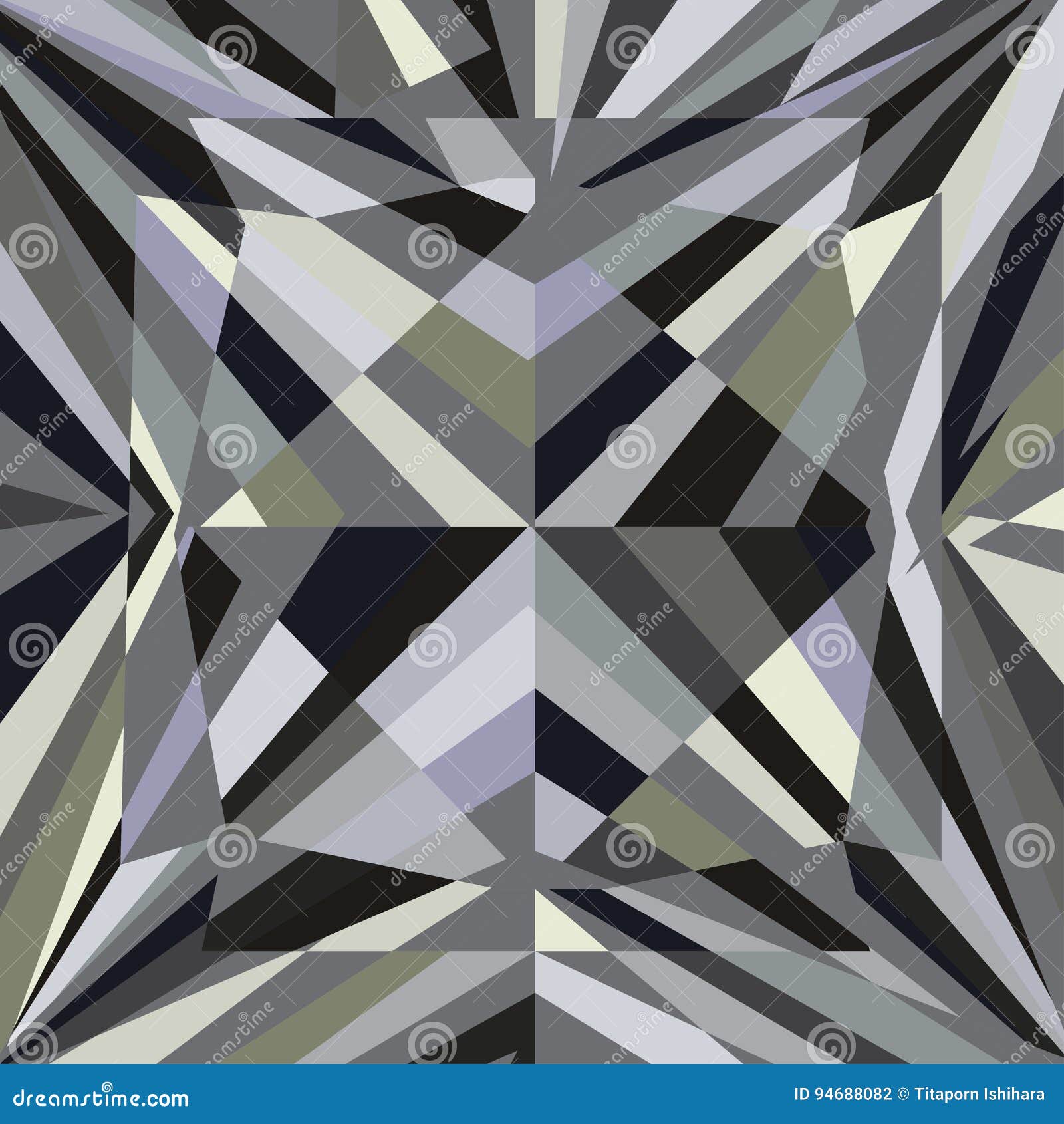 Diamond Reflection Abstract Background Vector Stock Vector ...