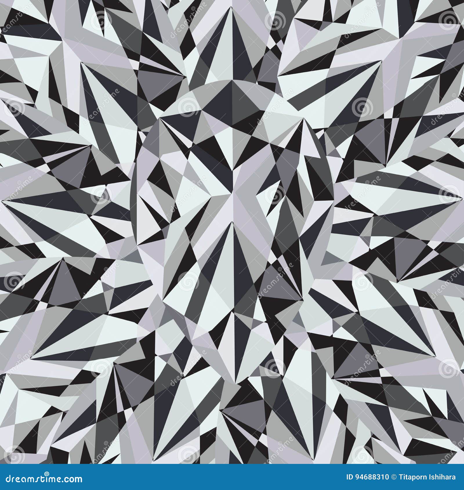 Diamond Reflection Abstract Background Vector Stock Vector ...
