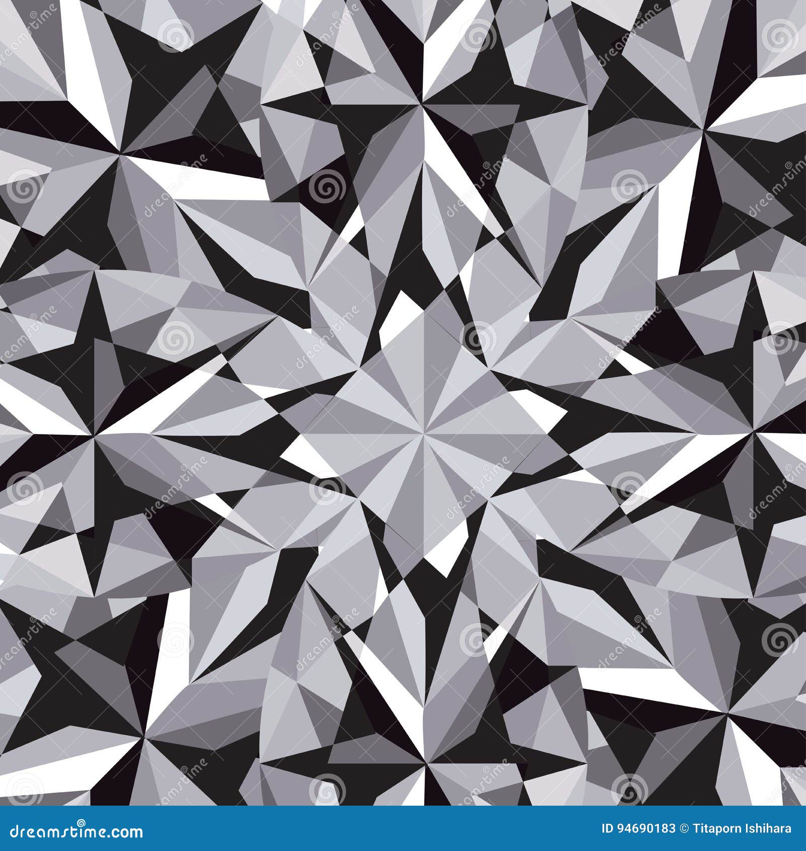 Diamond Reflection Abstract Background Vector Stock Vector ...