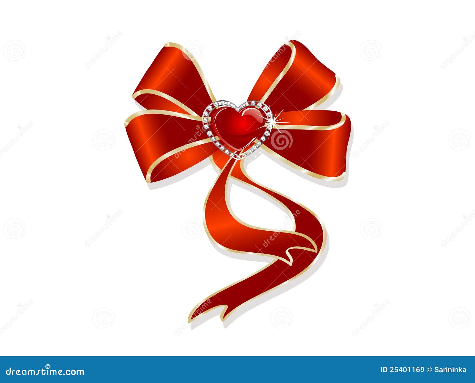 Diamond ribbon stock vector. Illustration of birthday - 25401169