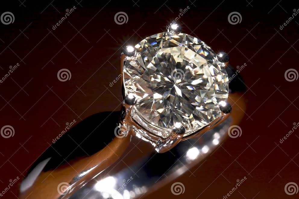 Diamond ring stock image. Image of gemstone, crystal, gems - 2740055