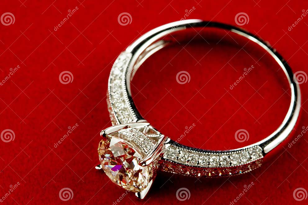 Diamond ring stock image. Image of jewel, boxed, gift - 5038221