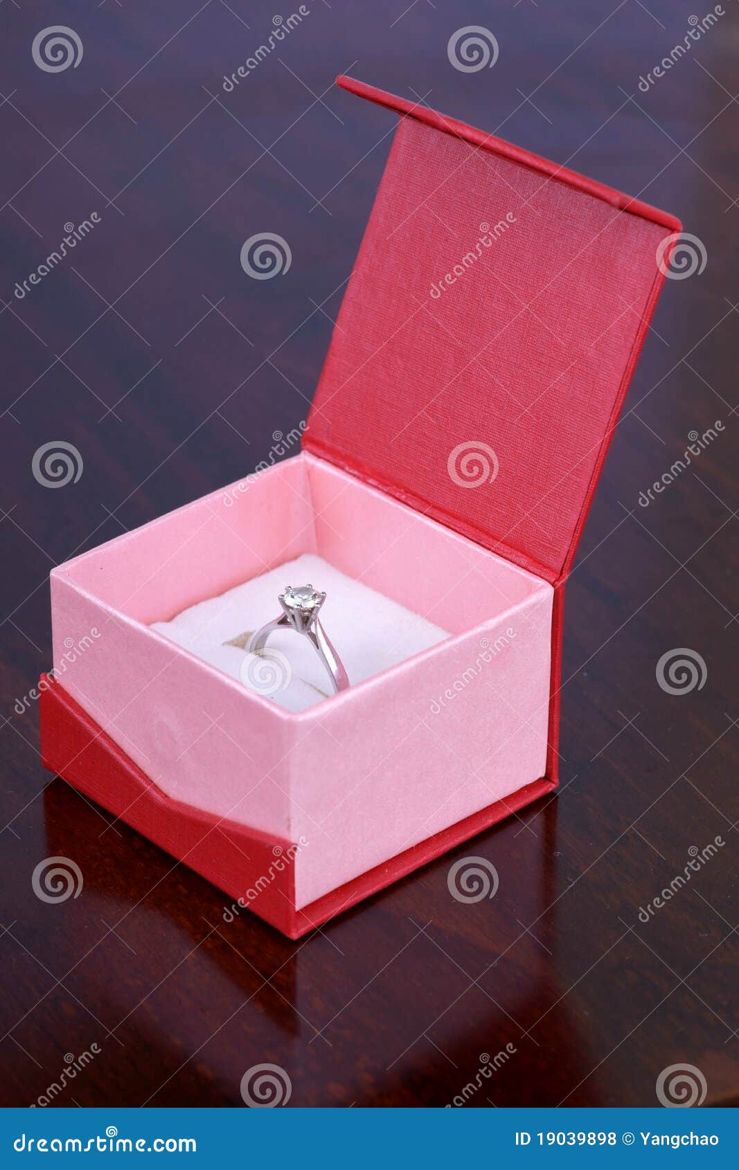 Diamond ring in box stock photo. Image of still, jewelry - 19039898