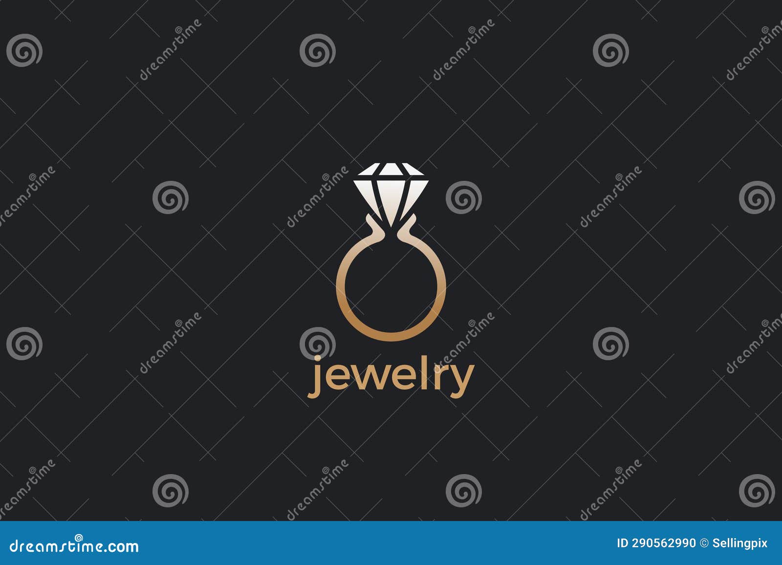Diamond Ring Crystal Gem Logo Design Vector Template. Wedding Gemstone ...