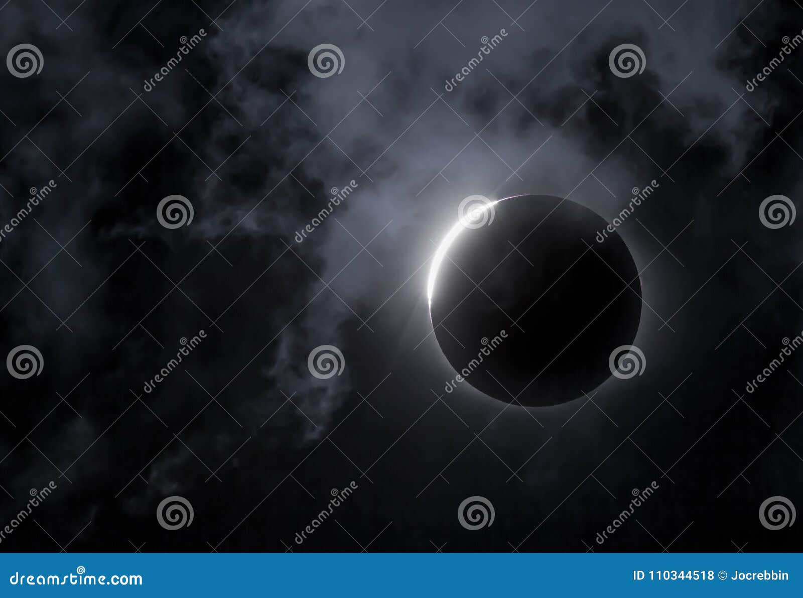 Diamond Ring Effect of Eclipse 2017 Stock Photo - Image of caledonia ...