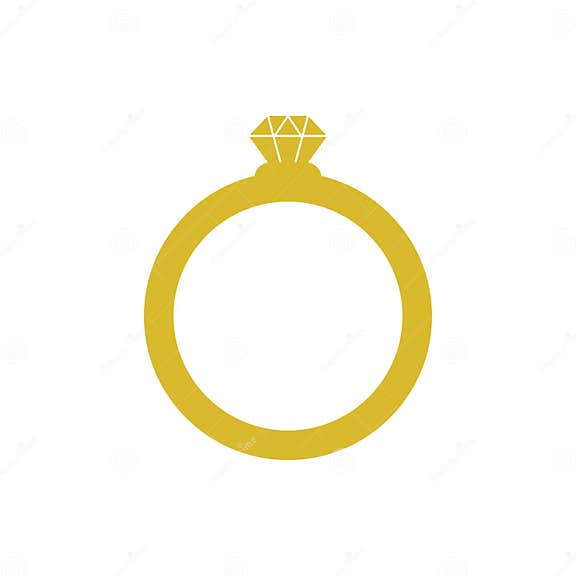 Diamond Ring Graphic Design Template Vector Illustration Stock Vector ...