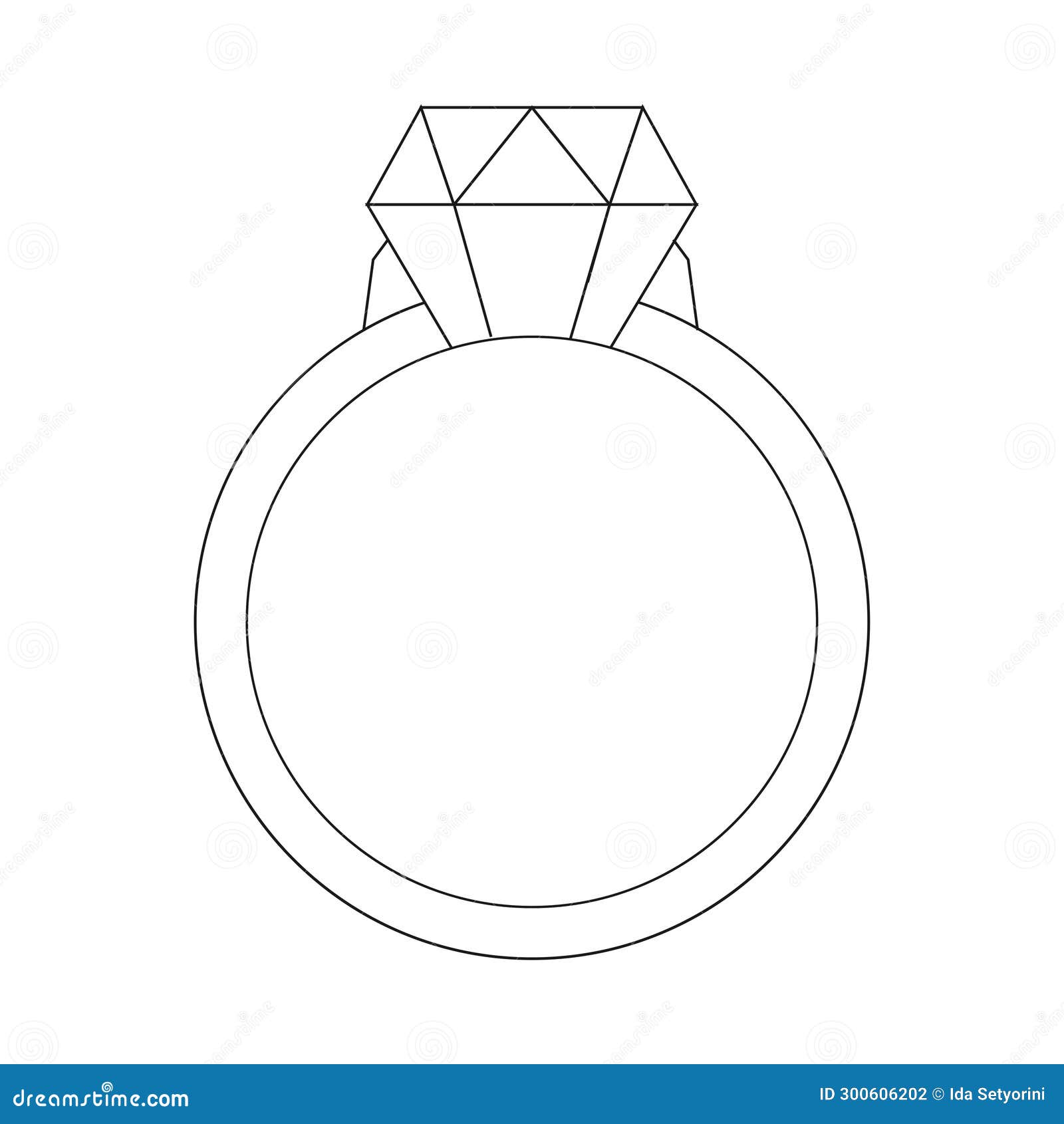 Diamond Ring icon vector stock illustration. Illustration of design - 300606202