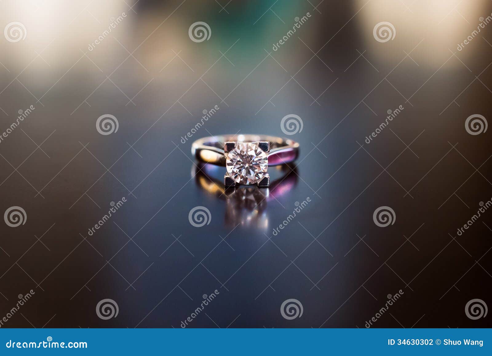 Diamond Ring stock photo. Image of bridal, forever, bride - 34630302