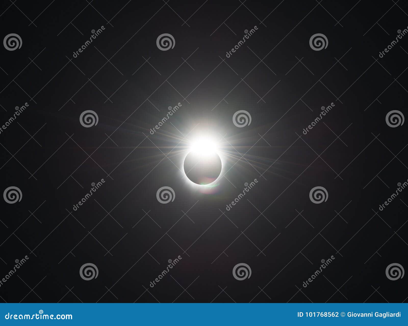 The Diamond Ring of Sun Total Eclipse Stock Photo - Image of abstract ...