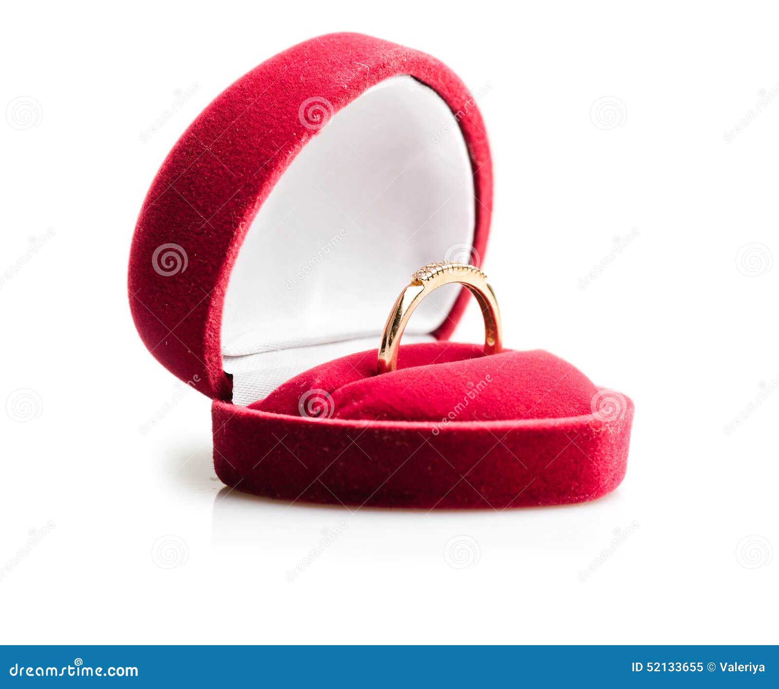 Diamond Ring in a Velvet Box Stock Image - Image of love, proposal ...