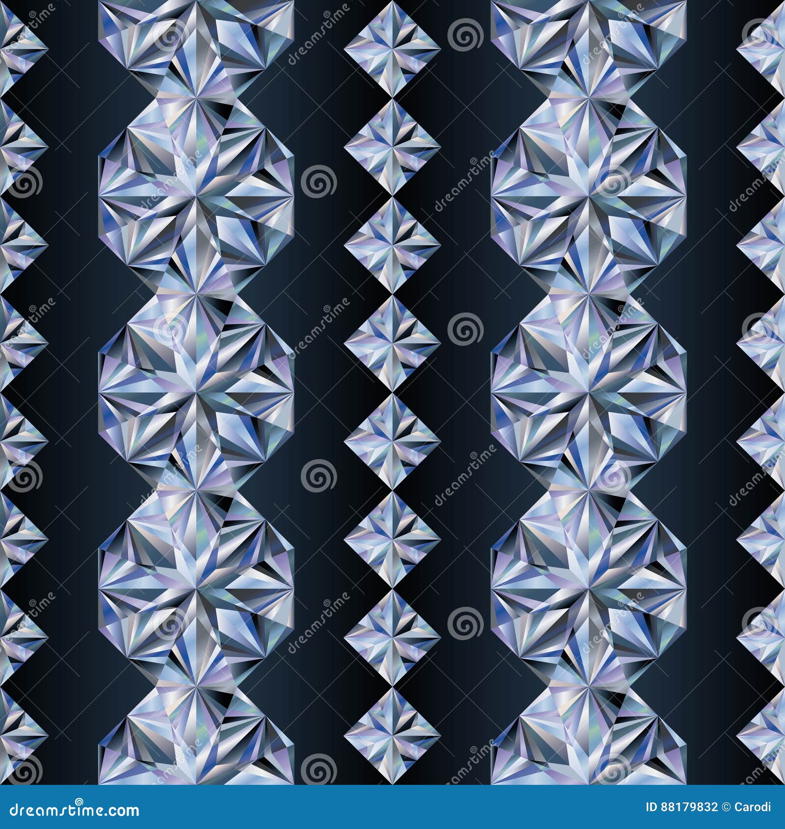 Diamond Seamless Banners, Vector Stock Vector - Illustration of ...