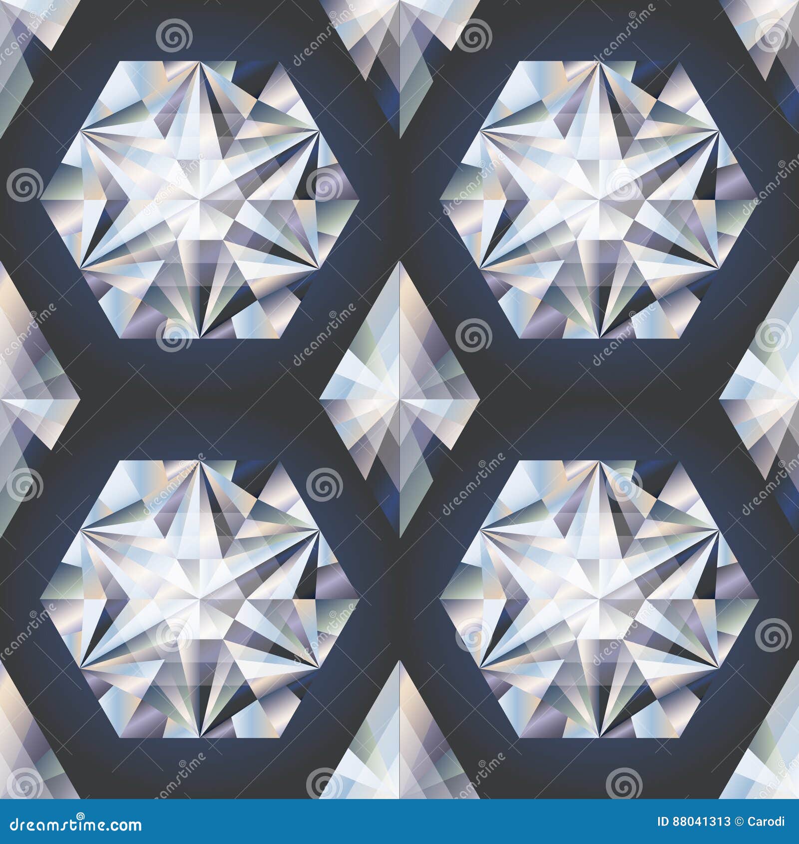 Diamond Seamless Texture Background Stock Vector - Illustration of ...