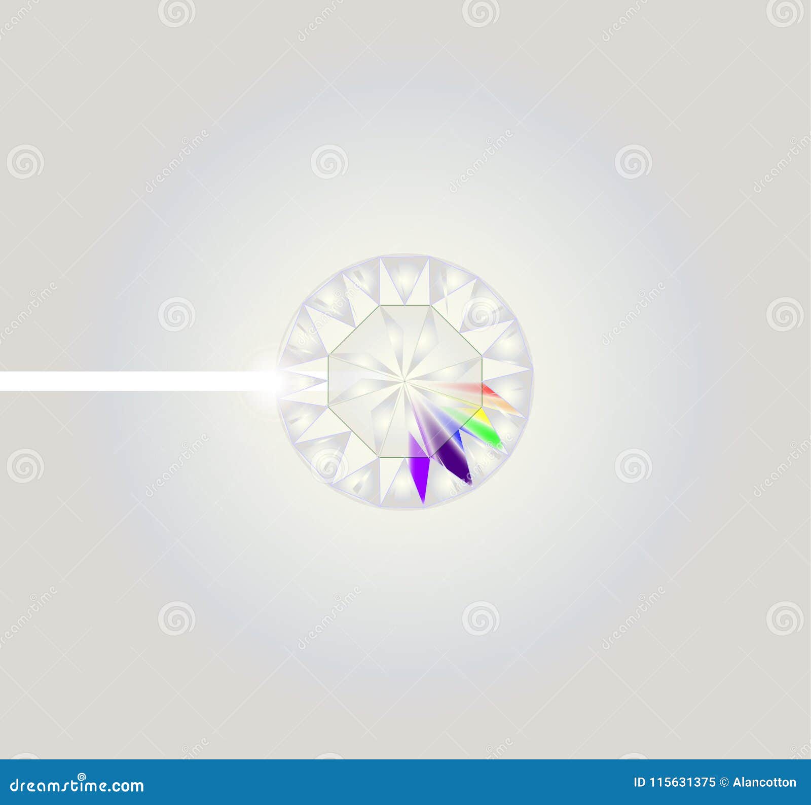 Diamond Spectrum Bright Background Stock Vector - Illustration of ...