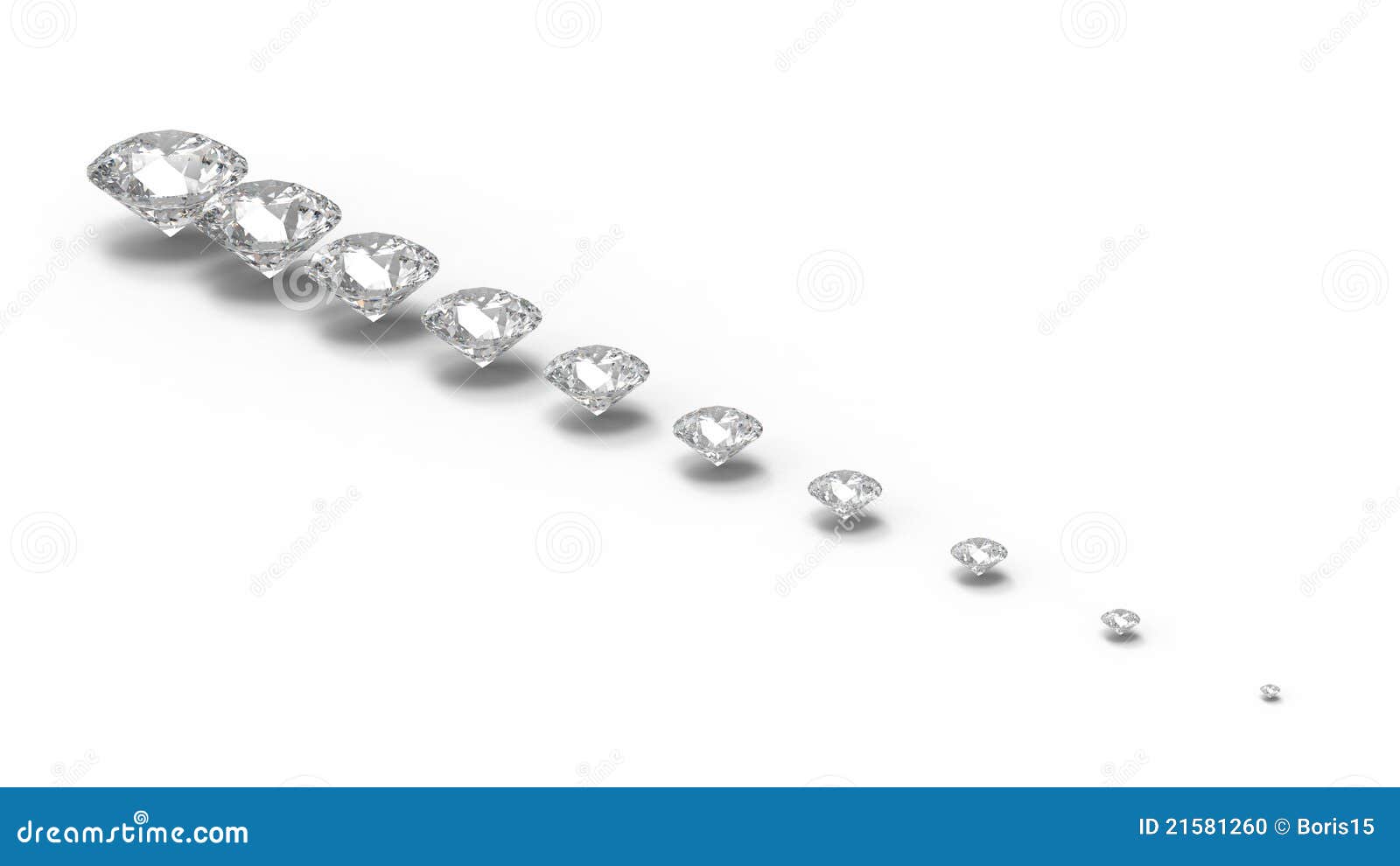 Diamond with shadows stock illustration. Illustration of forever - 21581260