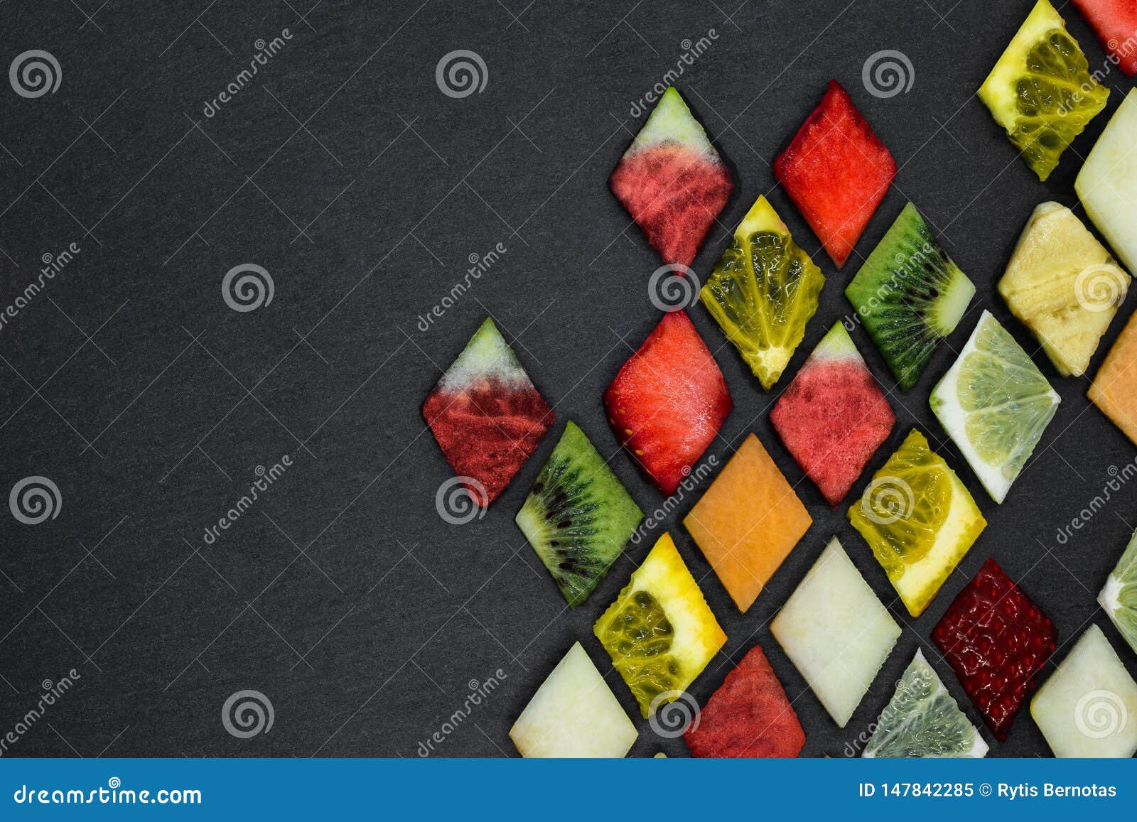 Diamond shape fruit puzzle stock image. Image of pattern - 147842285