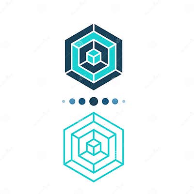 Diamond Shape Geometric Logo Design Stock Vector - Illustration of ...