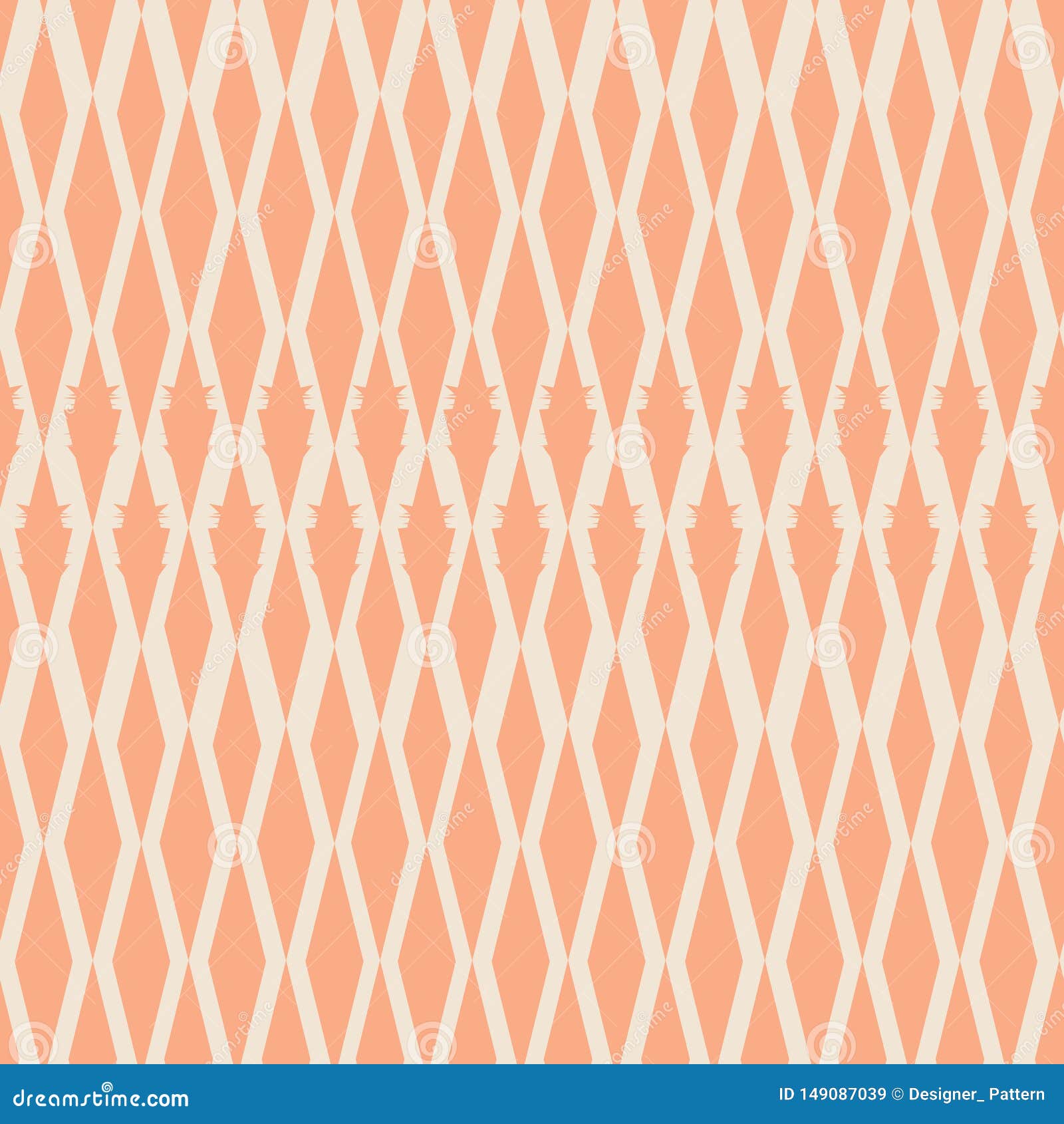 Diamond Shape Geometric Vector Seamless Pattern Stock Vector ...